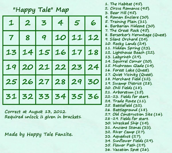 Map | Happy Tale Wiki | Fandom