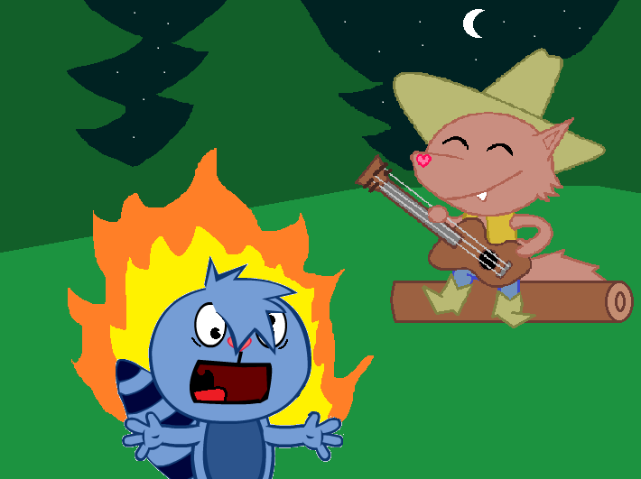 Sting Around the Campfire | Happy Tree Friends Fanon Wiki | Fandom