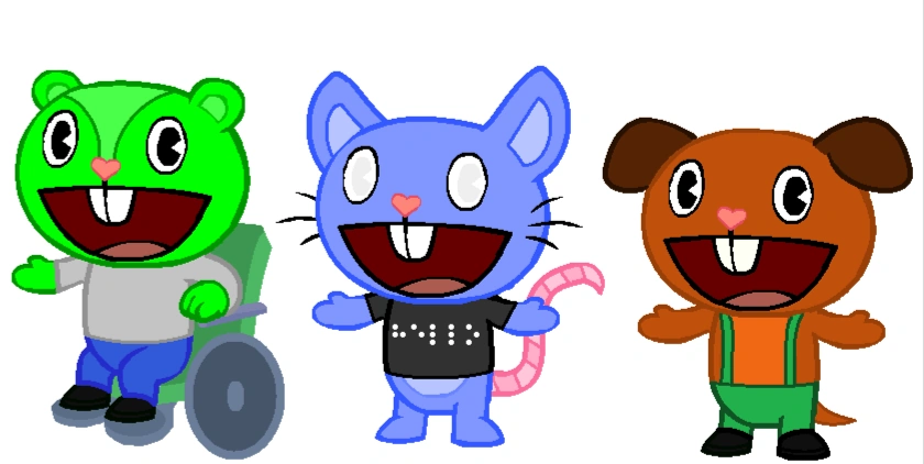 Wheels Ricky and Pup | Happy Tree Friends Fanon Wiki | Fandom