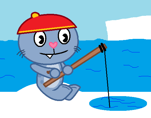 Gone Ice Fishin' | Happy Tree Friends Fanon Wiki | Fandom