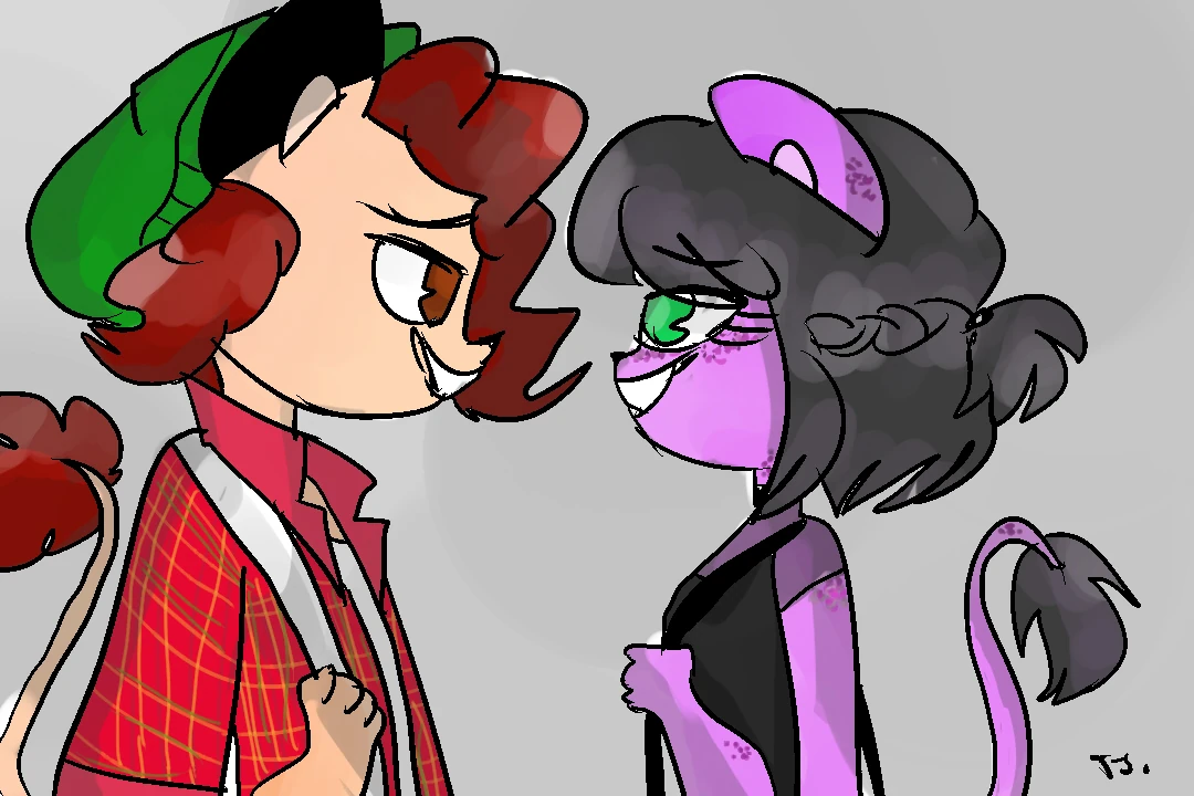 Lyon and Fran | Happy Tree Friends Fanon Wiki | Fandom