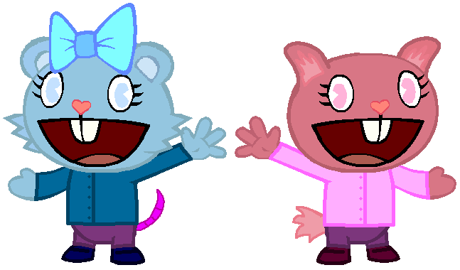 Monica and Laura | Happy Tree Friends Fanon Wiki | Fandom