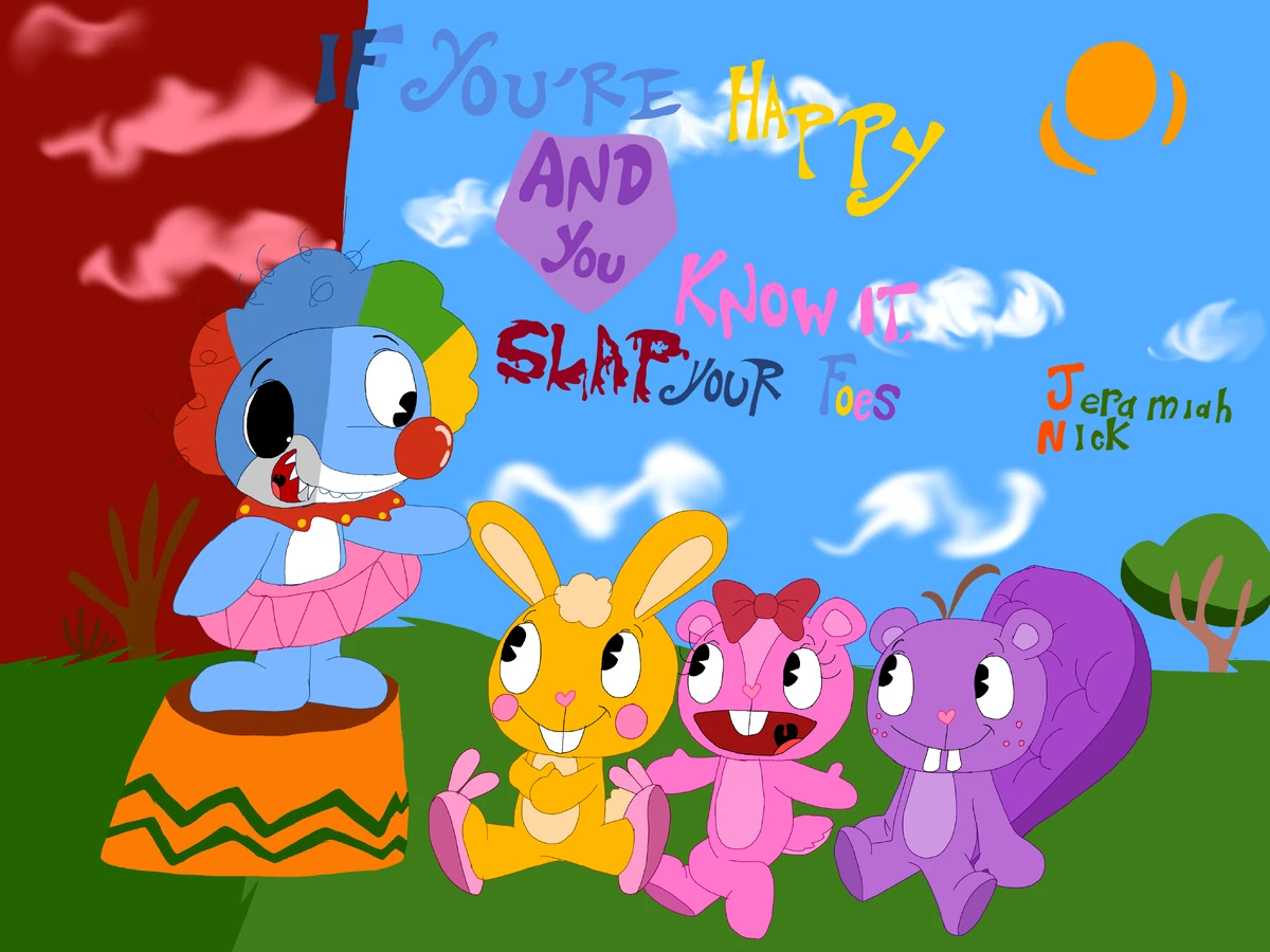 If You're Happy and You Know It, Slap Your Foes | Happy Tree Friends ...