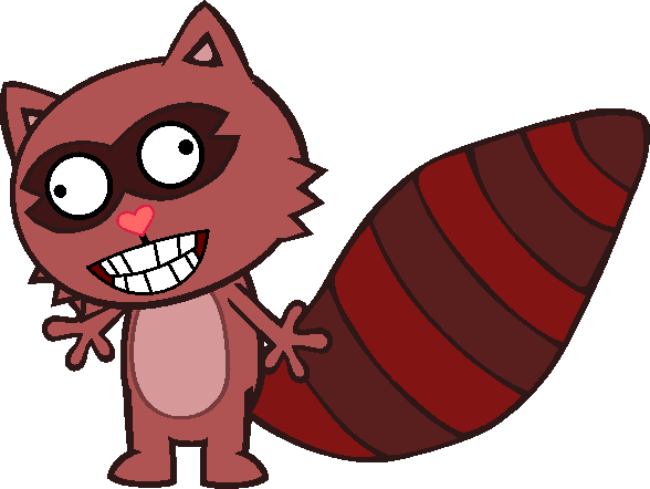 Cursed Racoon | Happy Tree Friends Fanon Wiki | Fandom