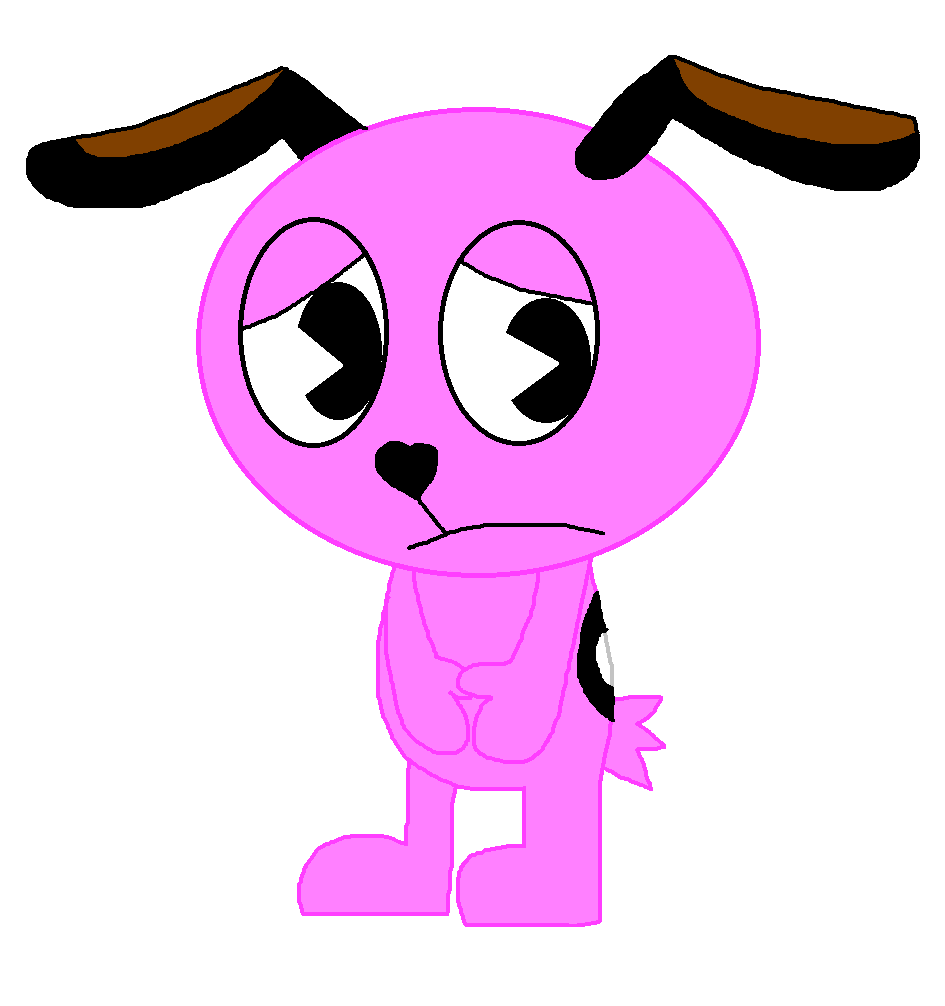 Courage The Pink Dog | Happy Tree Friends Fanon Wiki | Fandom