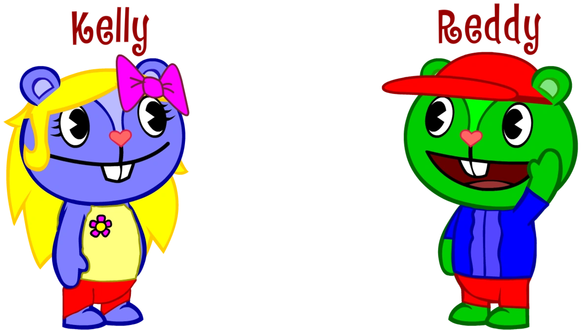 Reddy and Kelly | Happy Tree Friends Fanon Wiki | Fandom