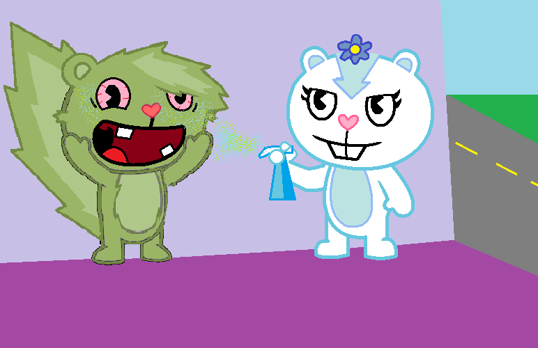 Don't Spray It | Happy Tree Friends Fanon Wiki | Fandom