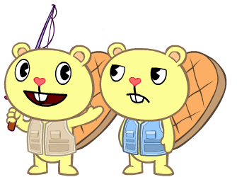 Poley and Castor | Happy Tree Friends Fanon Wiki | Fandom
