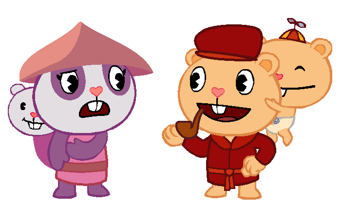 Panda Mom and Baby | Happy Tree Friends Fanon Wiki | Fandom