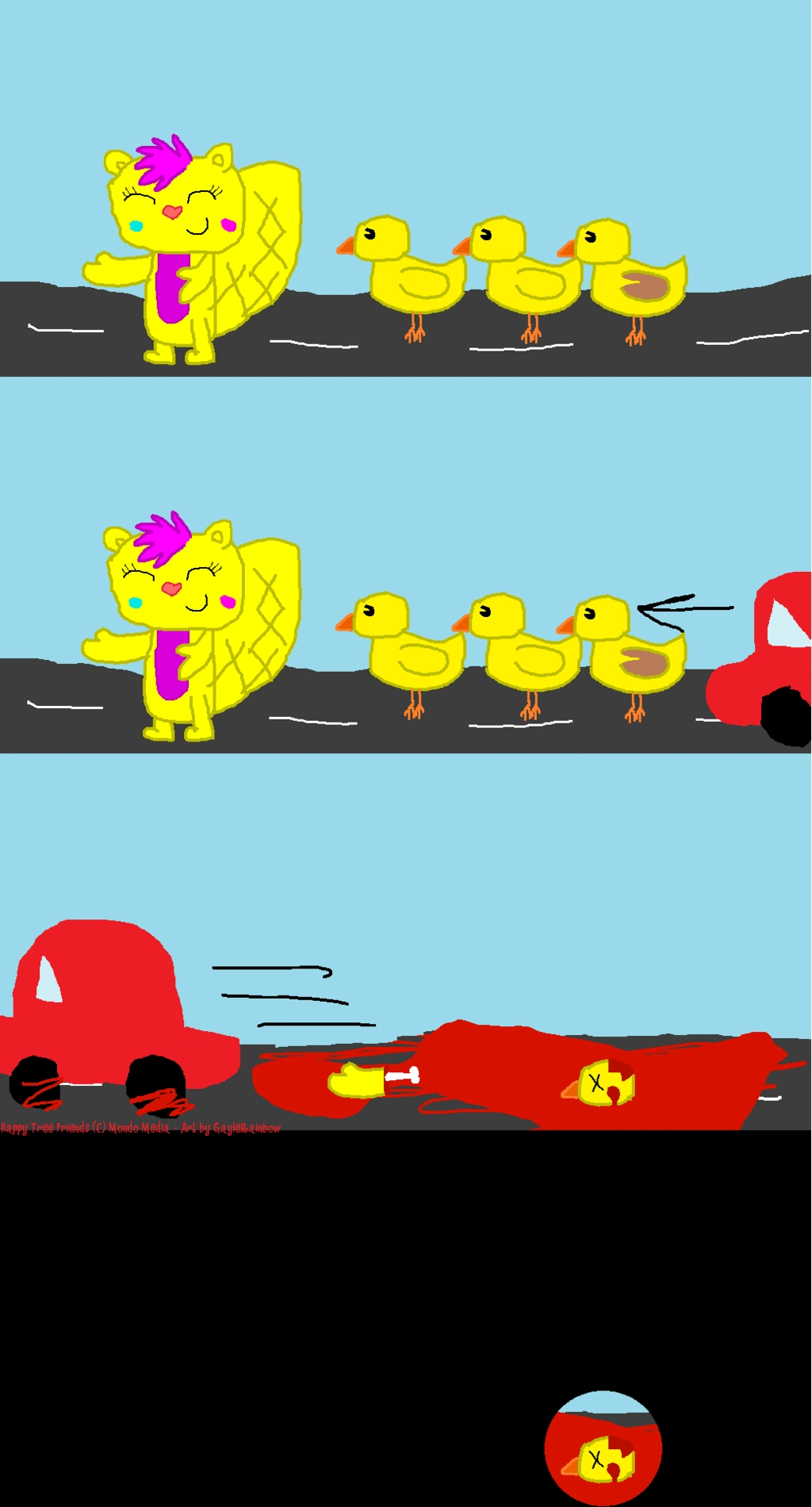 Twisie and the Ducks | Happy Tree Friends Fanon Wiki | Fandom