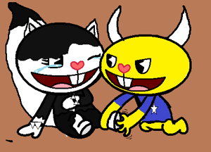 Tussles x Gothy | Happy Tree Friends Fanon Wiki | Fandom