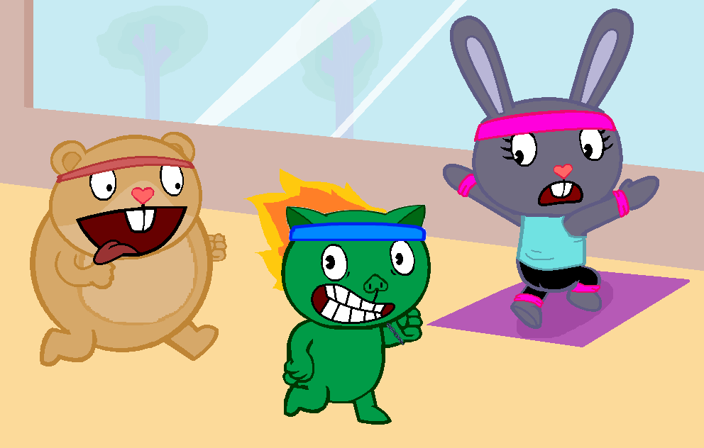 Burning Calories | Happy Tree Friends Fanon Wiki | Fandom
