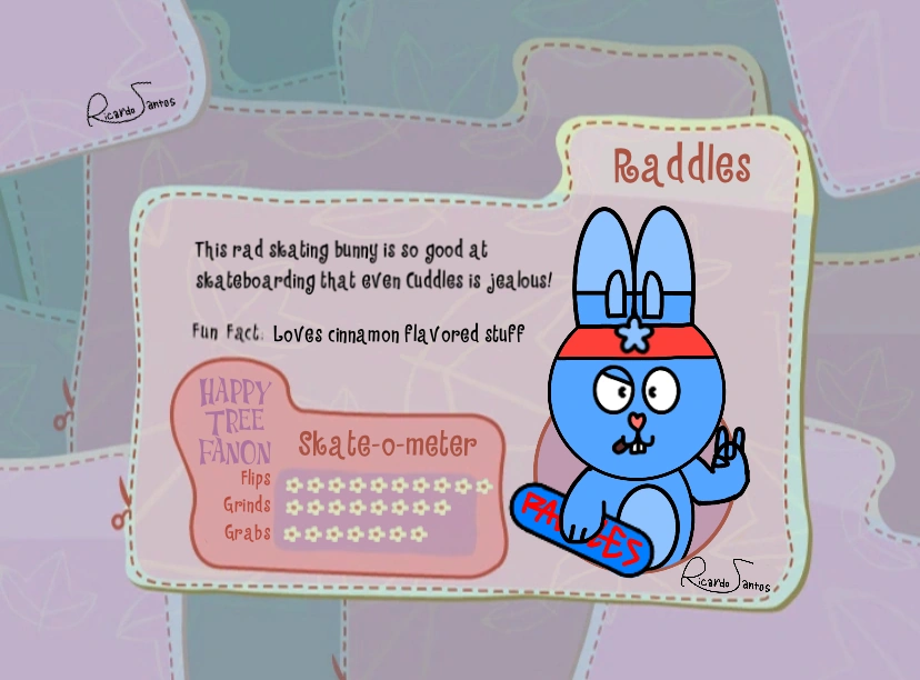 Raddles | Happy Tree Friends Fanon Wiki | Fandom