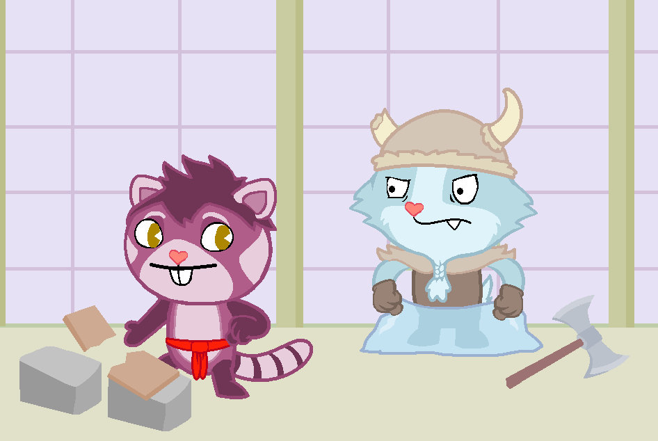 Icy Wolf, Hidden Dragon | Happy Tree Friends Fanon Wiki | Fandom