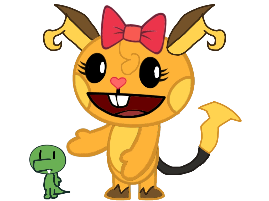 Raria & Mr.Dino | Happy Tree Friends Fanon Wiki | Fandom
