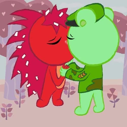 Happy Tree Friends Flaky And Flippy Kiss