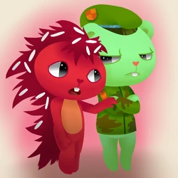 Happy Tree Friends Flaky And Flippy Kiss