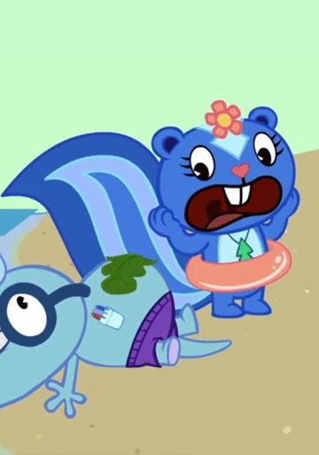 Happy Tree Friends Petunia And Flippy New HAPPY TREE FRIENDS T Shirt