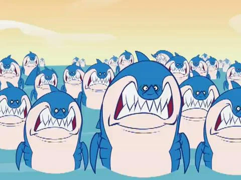 The Sharks | Happy Tree Friends Wiki | Fandom