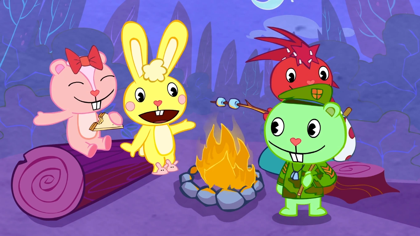 Happy Tree Friends Giggles And Flippy Anime