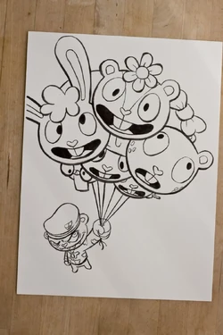htf giggles coloring pages