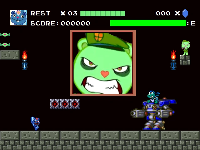 Stage 9: Fliqpy, Secret Boss | Happy Tree Friends Adventures Wiki | Fandom