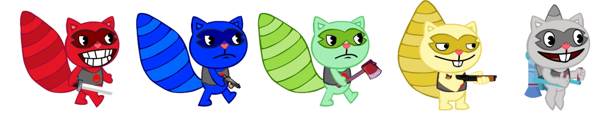 Raccoon Soldier | Happy Tree Friends Adventures Wiki | Fandom
