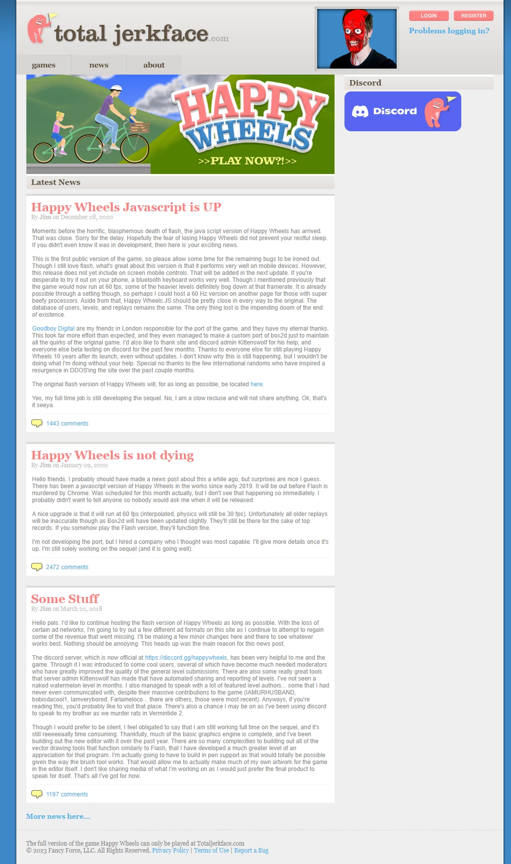 Total Jerkface | Happy Wheels Wiki | Fandom
