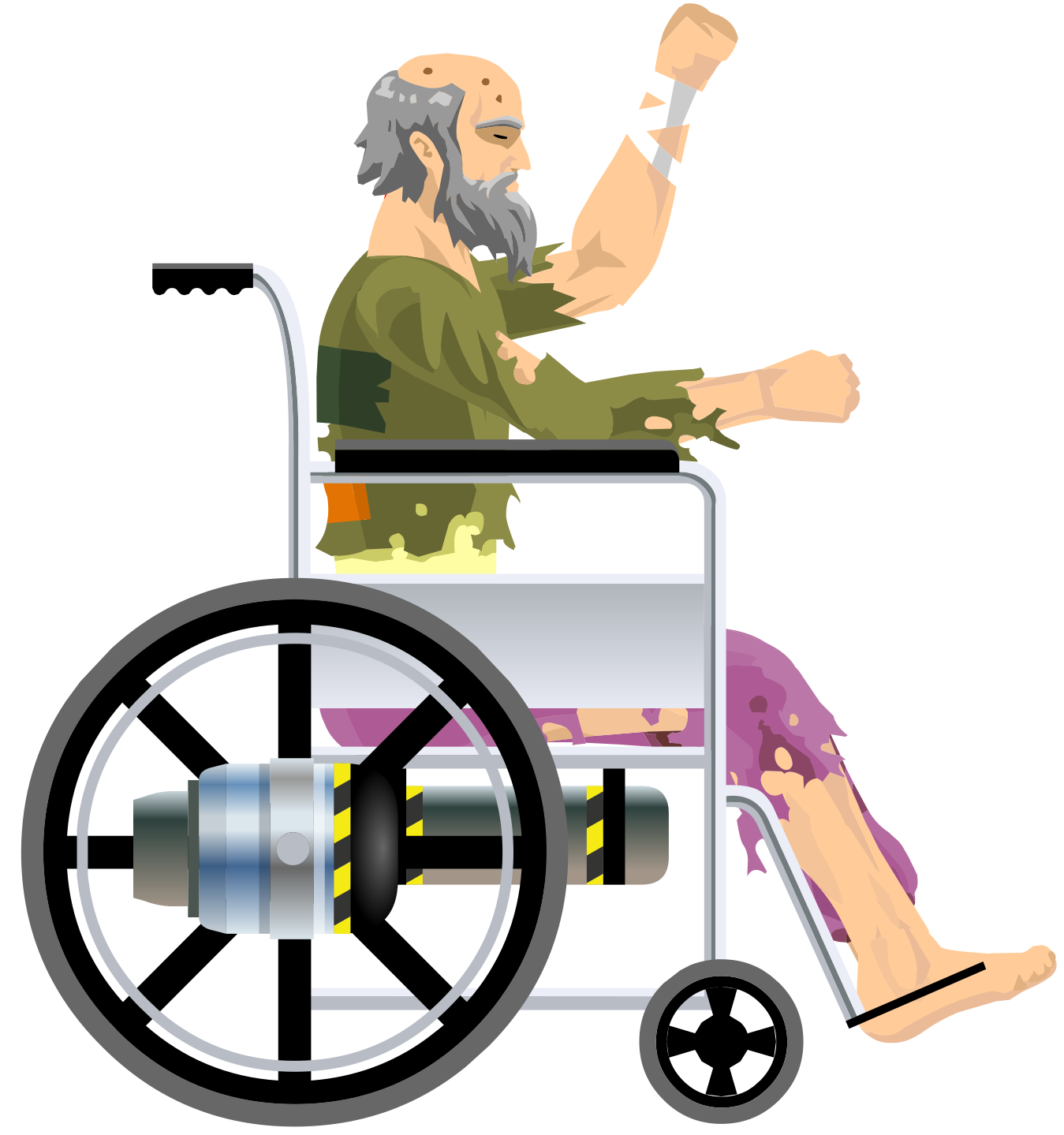 Wheelchair Guy | Happy Wheels Wiki | Fandom