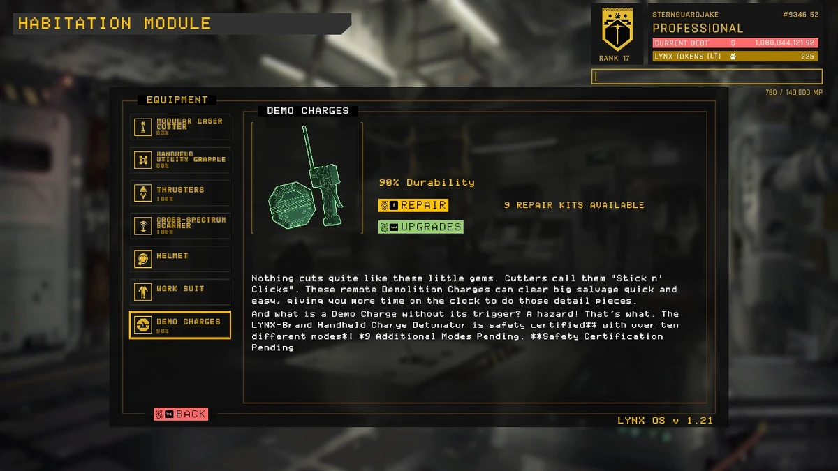 Demo Charges - Hardspace: Shipbreaker Wiki