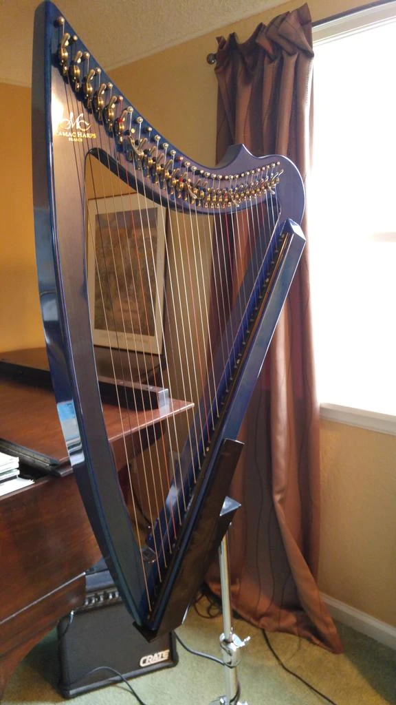 The Baby Blue 30 by Camac Harps | Harp Wiki | Fandom