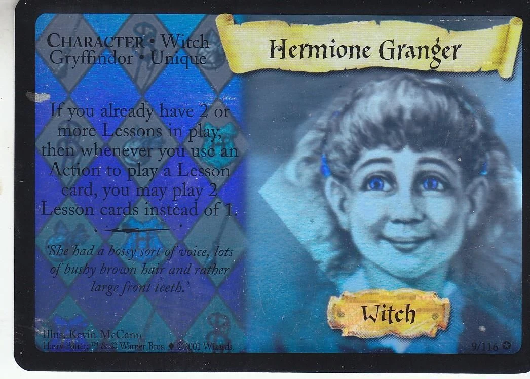 Hermione Granger (Trading Card) | Harry Potter Wiki | Fandom