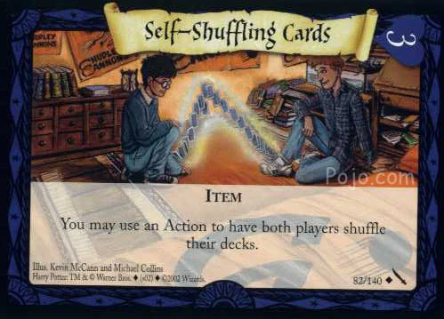 Self-Shuffling Cards (Trading Card) | Harry Potter Wiki | Fandom