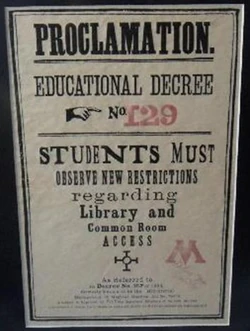 Educational Decree Number One-Hundred and Twenty-Nine | Harry Potter ...