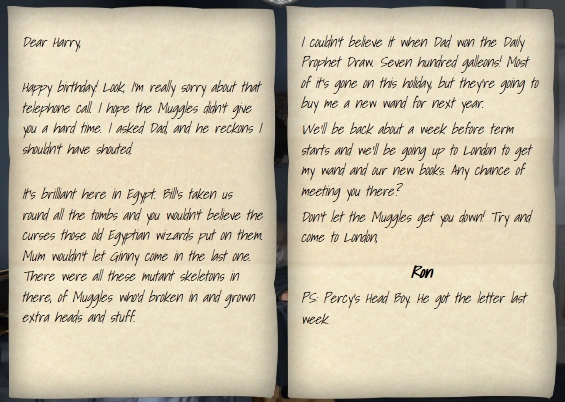 Category:Letters by Ronald Weasley | Harry Potter Wiki | Fandom