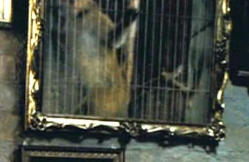 Painting of a caged monkey | Harry Potter Wiki | Fandom