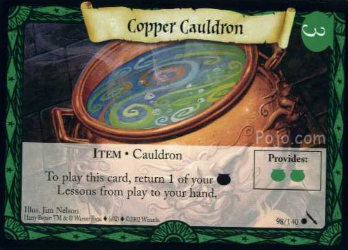 Copper Cauldron (Trading Card) | Harry Potter Wiki | Fandom