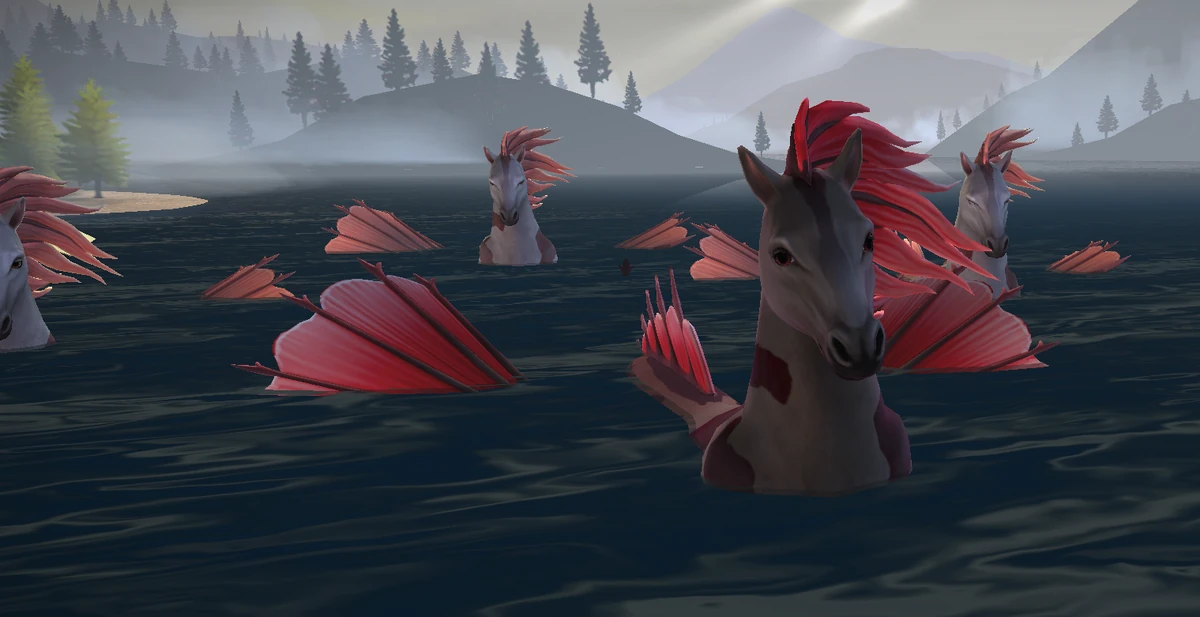 Wild Hippocampus herd | Harry Potter Wiki | Fandom