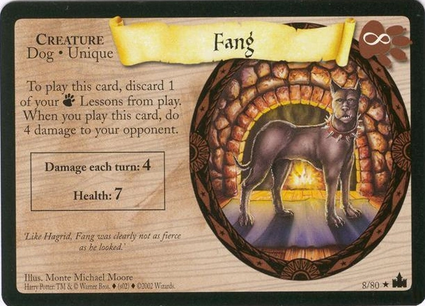 Fang (Trading Card) | Harry Potter Wiki | Fandom