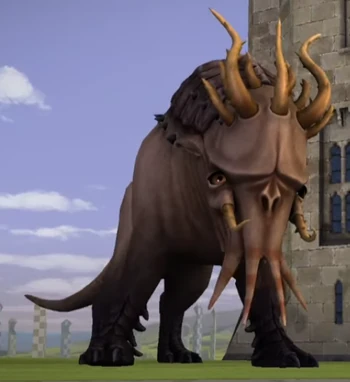 Nicholas de Mimsy-Porpington's Graphorn | Harry Potter Wiki | Fandom