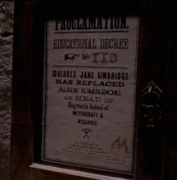 Onderwijsdecreet | Harry Potter Wiki | Fandom