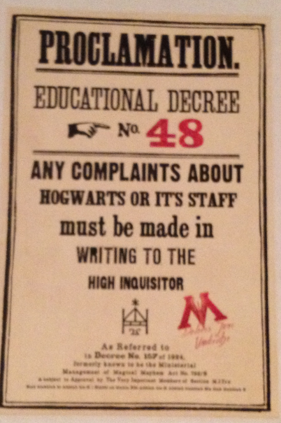Educational Decree Number Forty-Eight | Harry Potter Wiki | Fandom Educational Decree Number Forty-Eight | Harry Potter Wiki | Fandom
