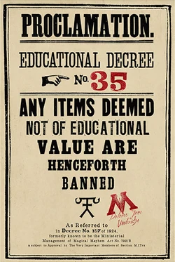 Educational Decree Number Thirty-Five | Harry Potter Wiki | Fandom