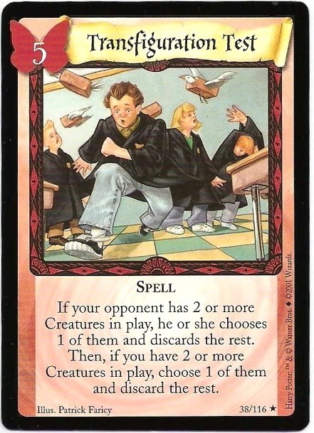 Transfiguration Test (Trading Card) | Harry Potter Wiki | Fandom