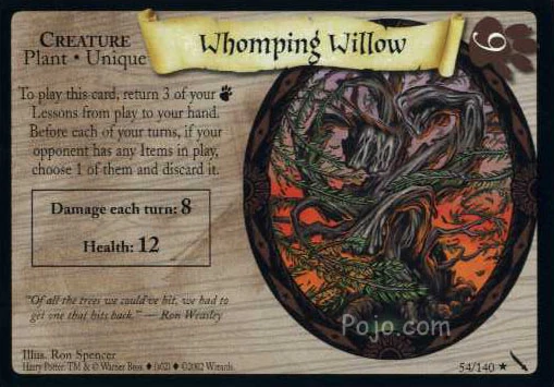 Whomping Willow (Trading Card) | Harry Potter Wiki | Fandom