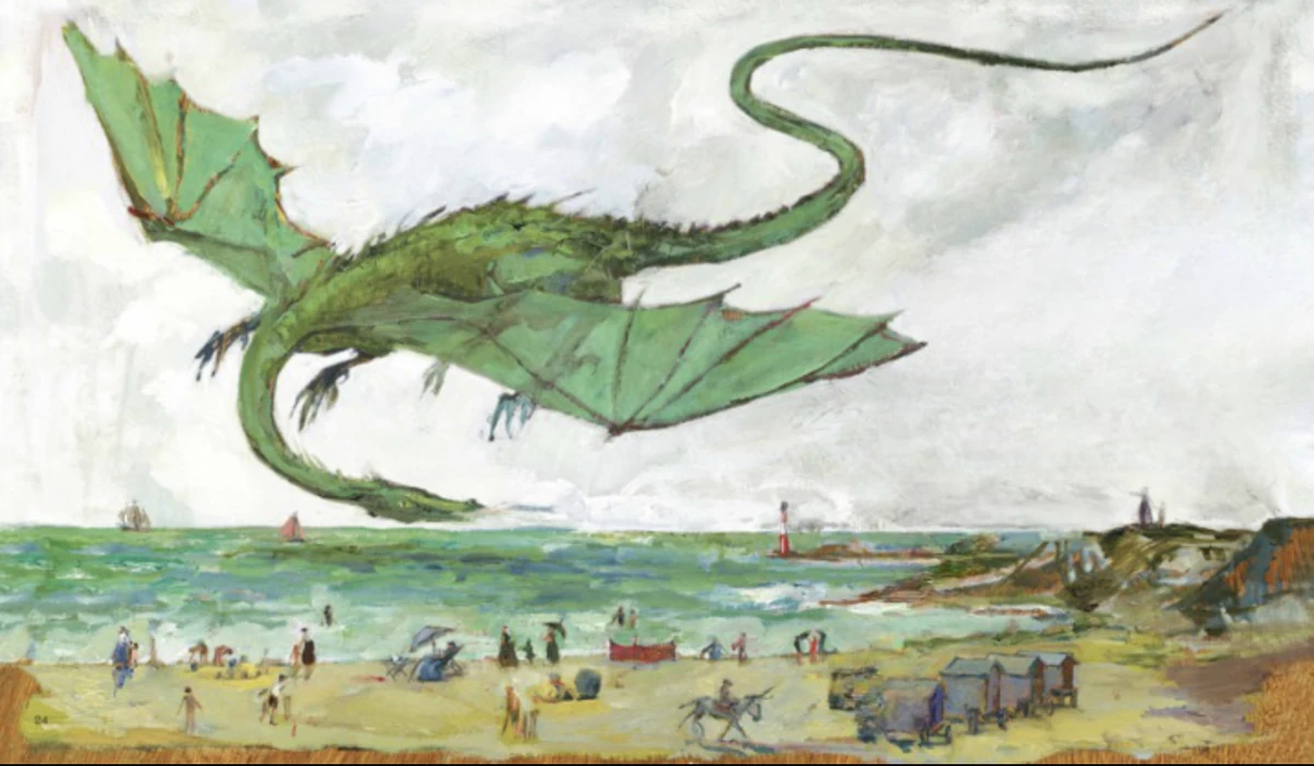 Common Welsh Green in the Ilfracombe Incident | Harry Potter Wiki | Fandom