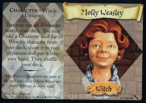 Molly Weasley (Trading Card) | Harry Potter Wiki | Fandom