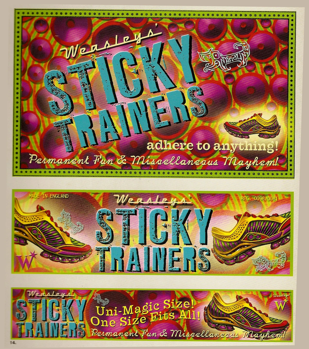 Sticky Trainers | Harry Potter Wiki | Fandom
