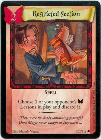 Restricted Section (Trading Card) | Harry Potter Wiki | Fandom