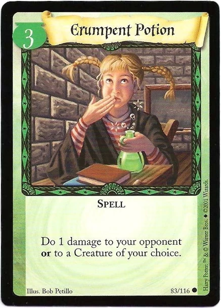 Erumpent Potion (Trading Card) | Harry Potter Wiki | Fandom